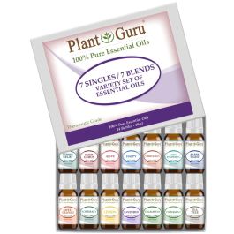 Essential Oil Variety Set 7 Blends & 7 Singles - 10 ml